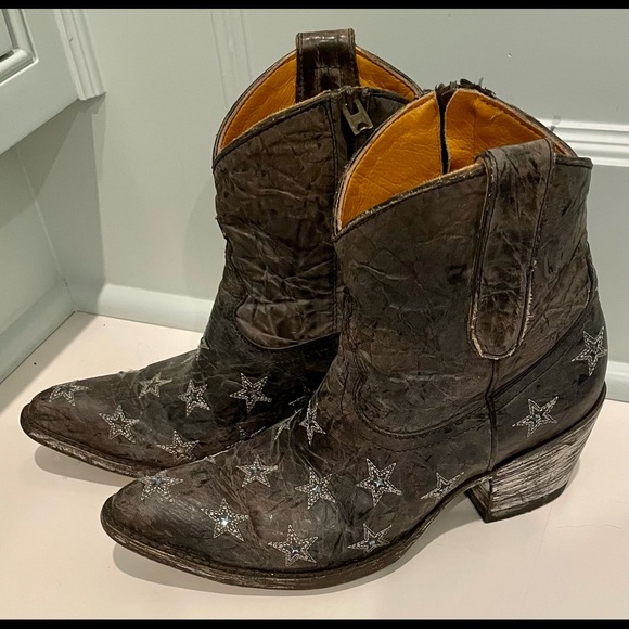 Old Gringo | Shoes | Rare And Beautiful Old Gringo Star Studded Ankle ...
